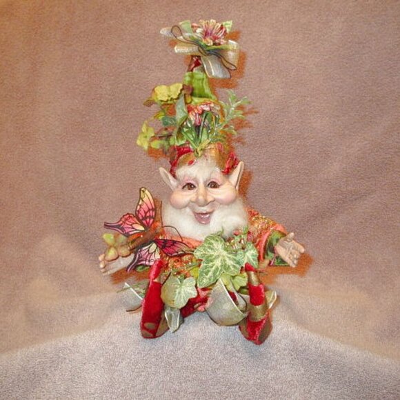 Mark Roberts | Art | 2 Mark Roberts Garden Pixie Fairy Elf Butterfly ...